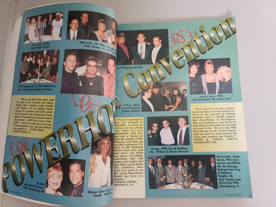 RARE January 1994 Powerhouse Gym Magazine * Berry Demey & Michelle ...