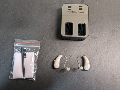 Signia Pure 1 NX Charge&GO RIC hearing aids Wireless/Bluetooth App ...