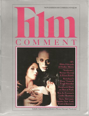 FILM COMMENT NOV-DEC 1979 WERNER HERZOG NOSFERATU KLAUS KINSKI ...