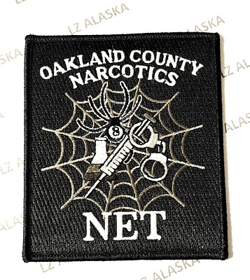 OAKLAND COUNTY NARCOTICS NET ENFORCEMENT TEAM PATCH MICHIGAN SHERIFF ...
