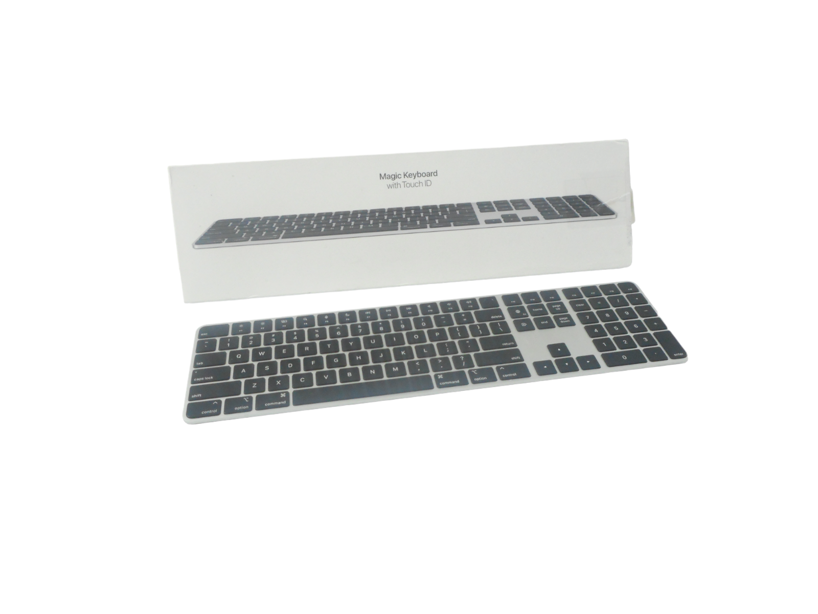 Apple Magic Keyboard w/Touch-ID & Numeric Keypad A2520 MMMR3LL/A Black ...