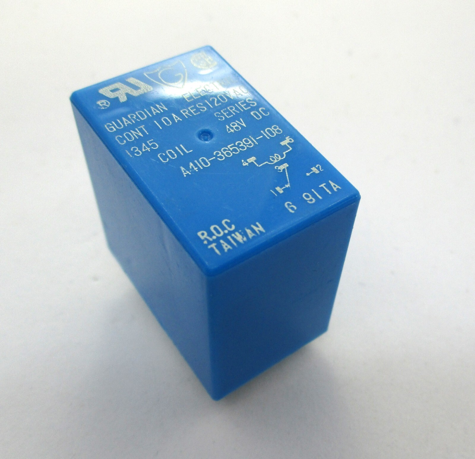 48VDC 10A SPDT Relay by Guardian Electric (A410-365391-108) for sale ...