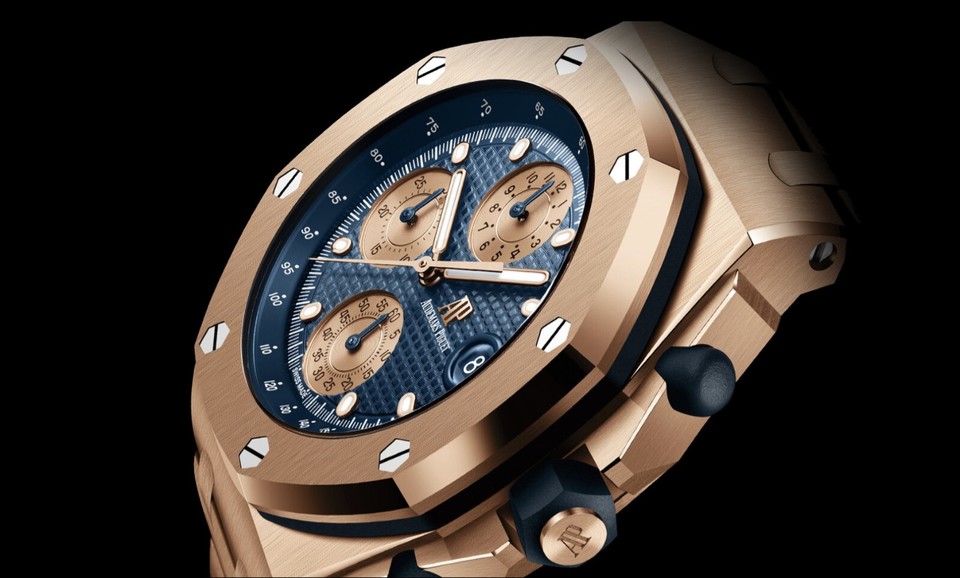 AP Royal Oak Offshore 'Brick' 18kt Rose Gold Bracelet 26238OR.OO.2000OR ...