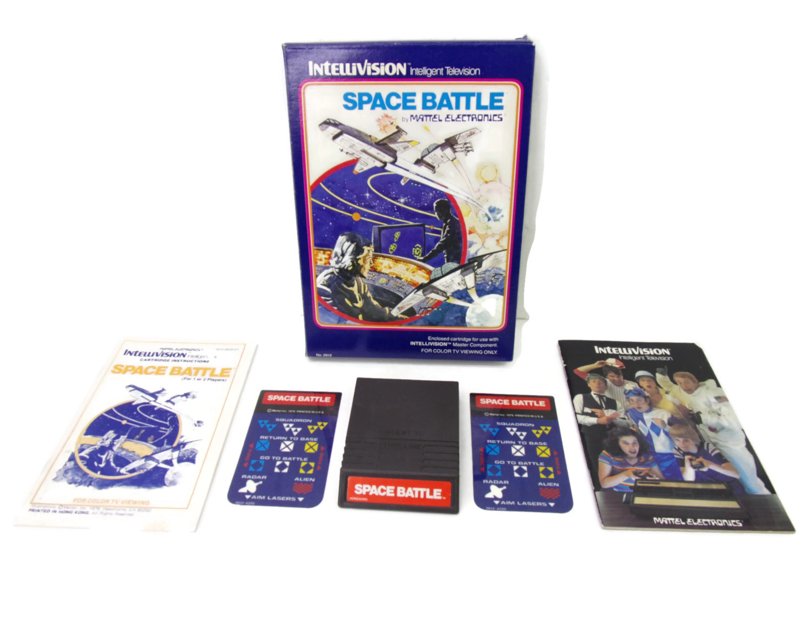 Space Battle Intellivision Game Cartridge Complete In Box TESTED Blue ...