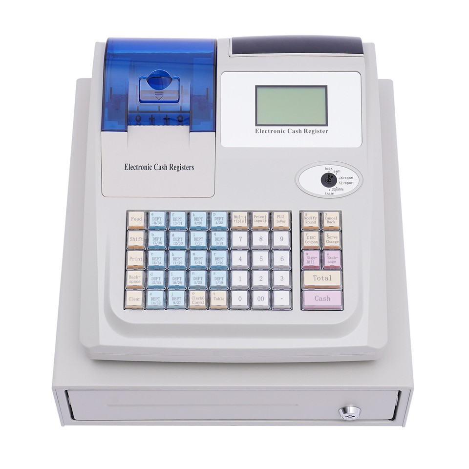 NEW Electronic Cash Register 48 Keys Cash Management System with ...
