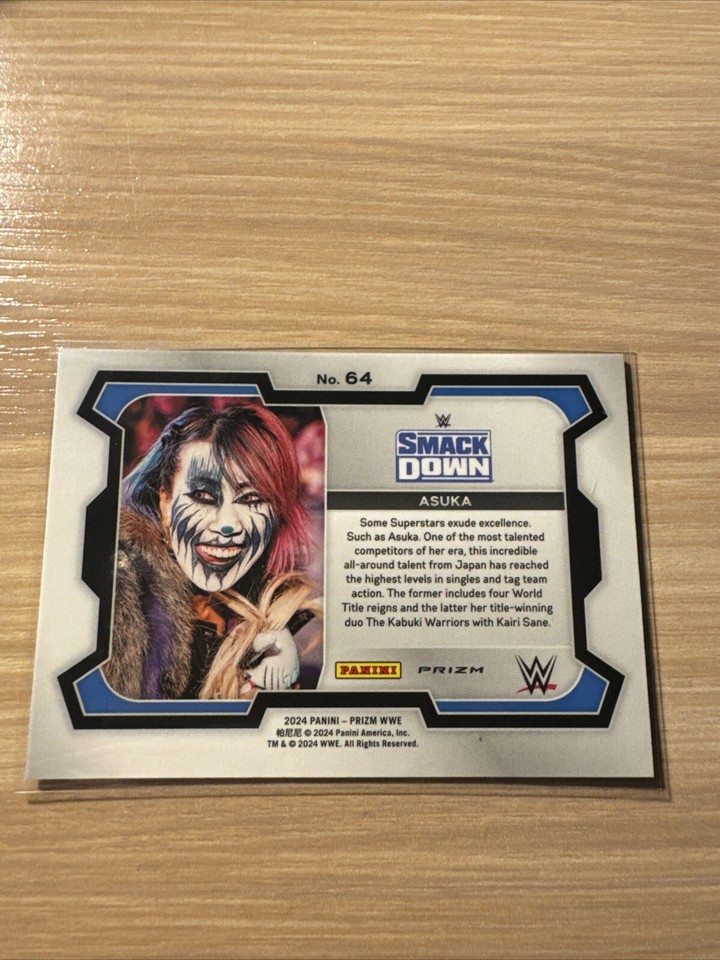 2024 Panini WWE Prizm Cracked Ice Parallel #64 Asuka Card | eBay