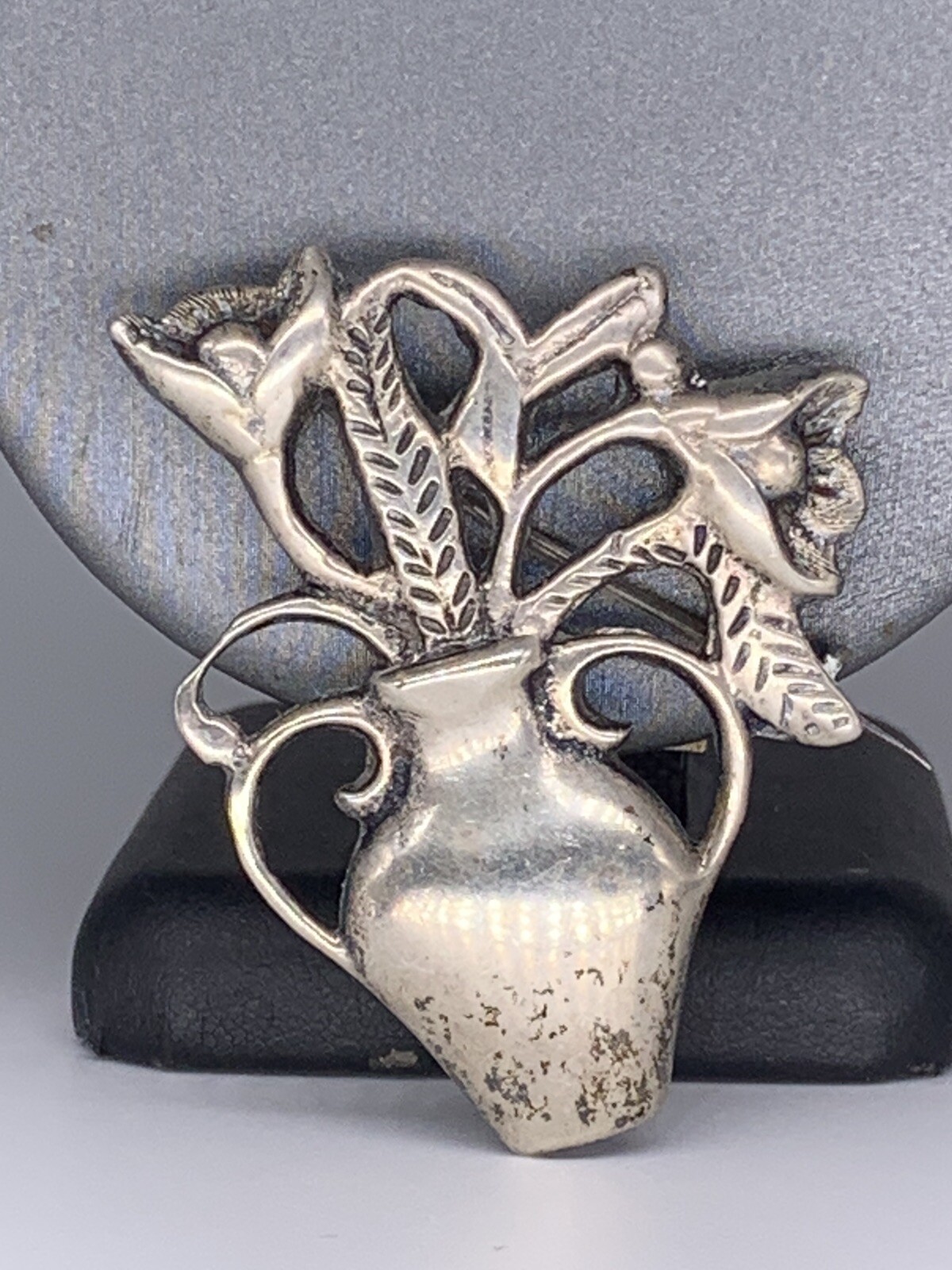 VTG ANA SOSA Mexico Sterling Silver Flower Bouquet Pi… - Gem