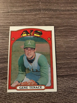 1972 Topps Gene Tenace Oakland Athletics #189 VG+ | eBay