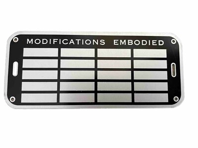 Modifications Embodied Plate Aircraft RAF military | eBay UK