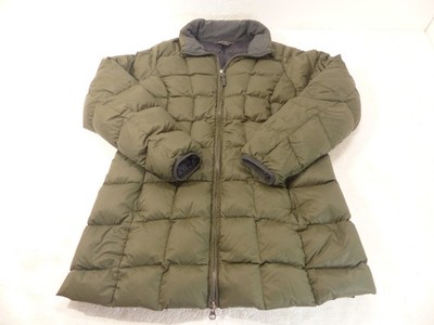 Women's Eddie Bauer EB 650 Down Full-Zip Long Puffer Jacket Green Size ...