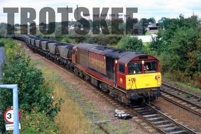 35mm Slide EWS Diesel Loco Class 58 58037 England Lane 1998 Orig | eBay