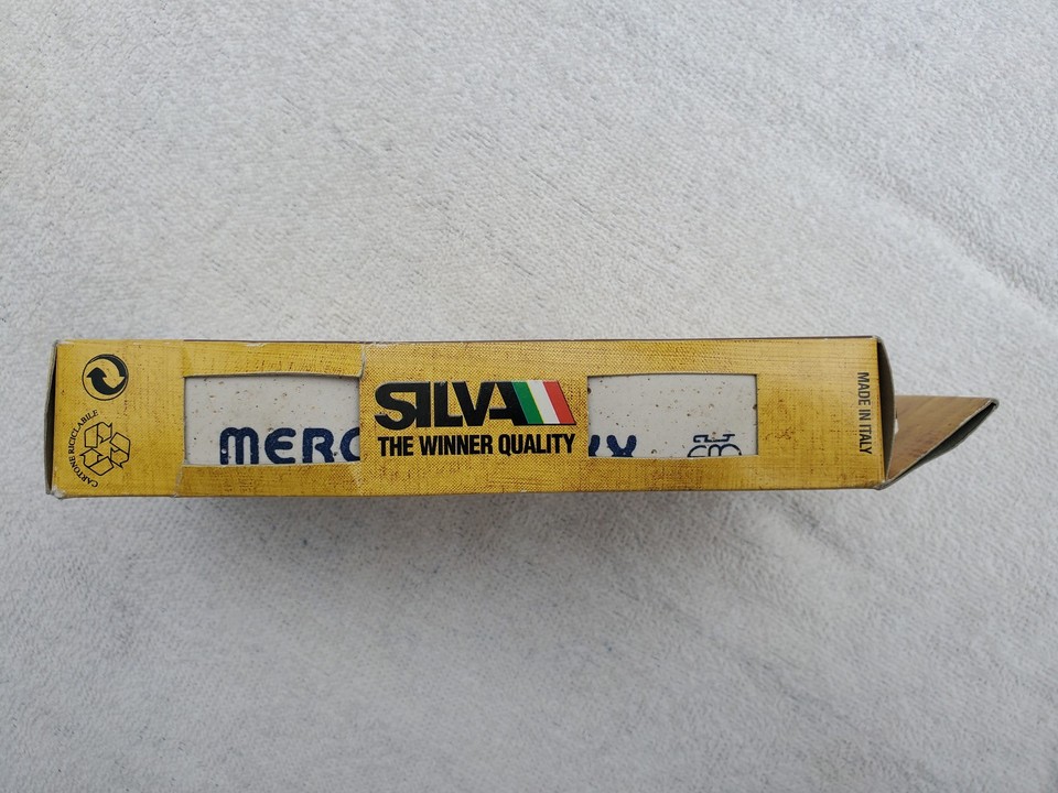 Silva Eddy Merckx bar tape, white with traditional Merckx logos. NOS | eBay