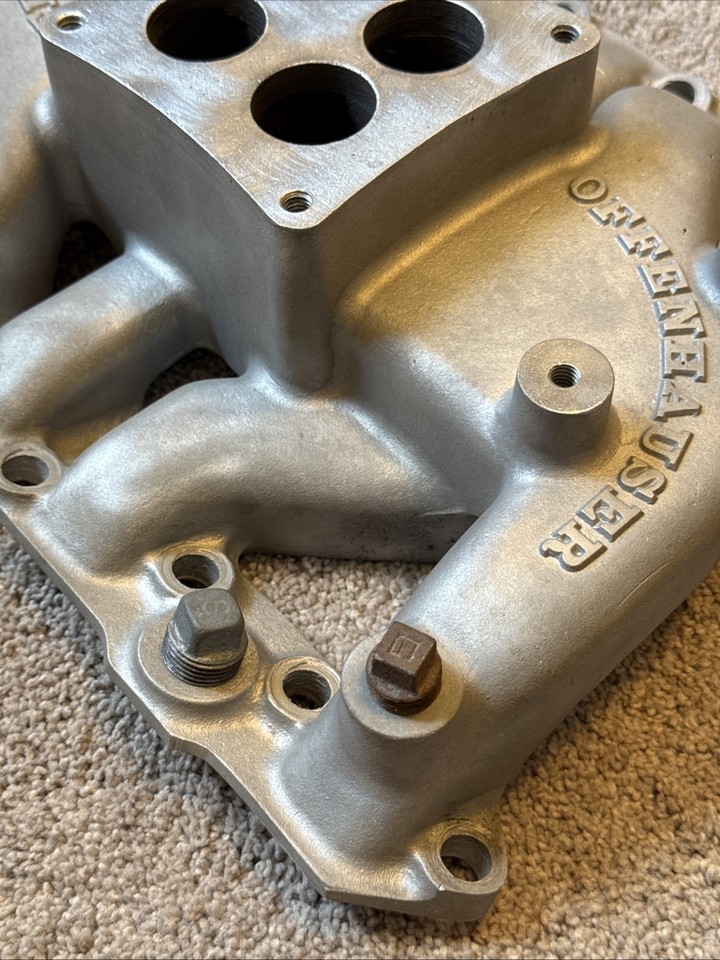 OFFENHAUSER 2257 DODGE BABY HEMI INTAKE MANIFOLD 241 270 Aluminum 4 ...