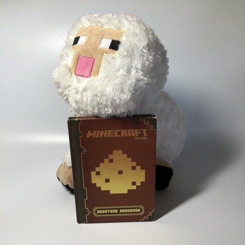 Minecraft White Baby Sheep Lamb Plush Toy & Redstone Handbook | eBay