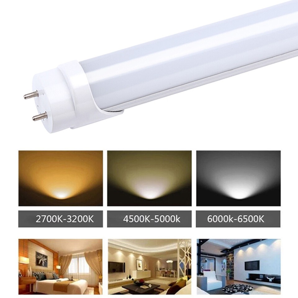4FT G13 Bi Pin LED Tube Light Bulbs 18W 22W 28W 4Foot Led Shop Light ...