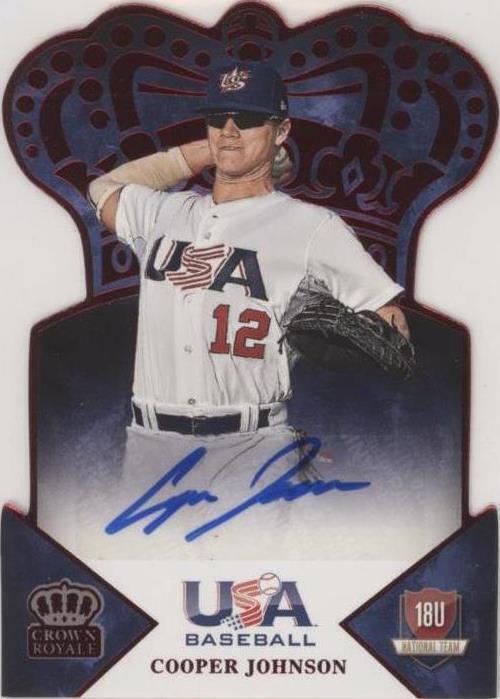 2015 Panini USA Baseball - Crown Royale Cooper Johnson #35 Red ...