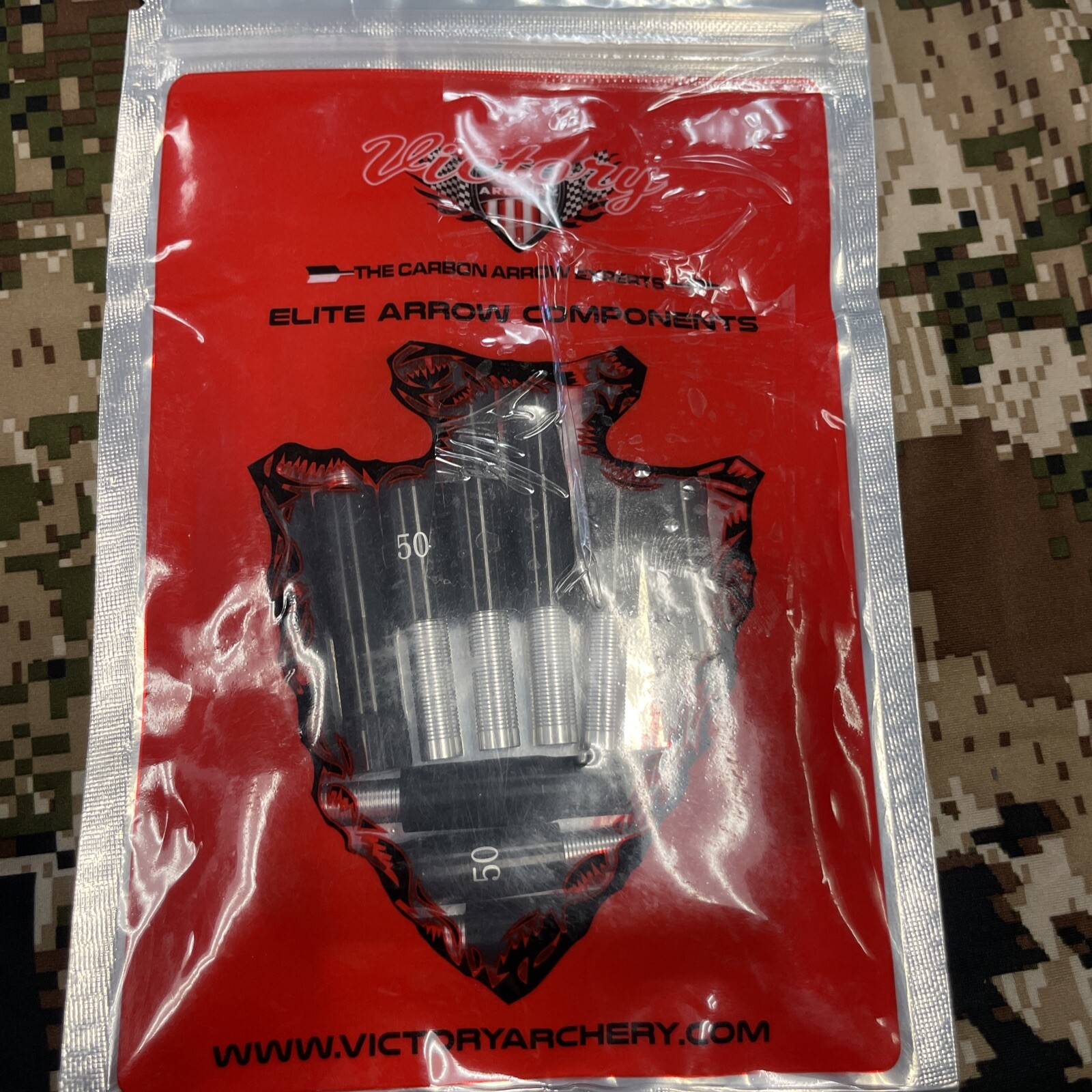 Victory Archery Elite Arrow Components Insert Shok TL RIP 277 XL 50 ...