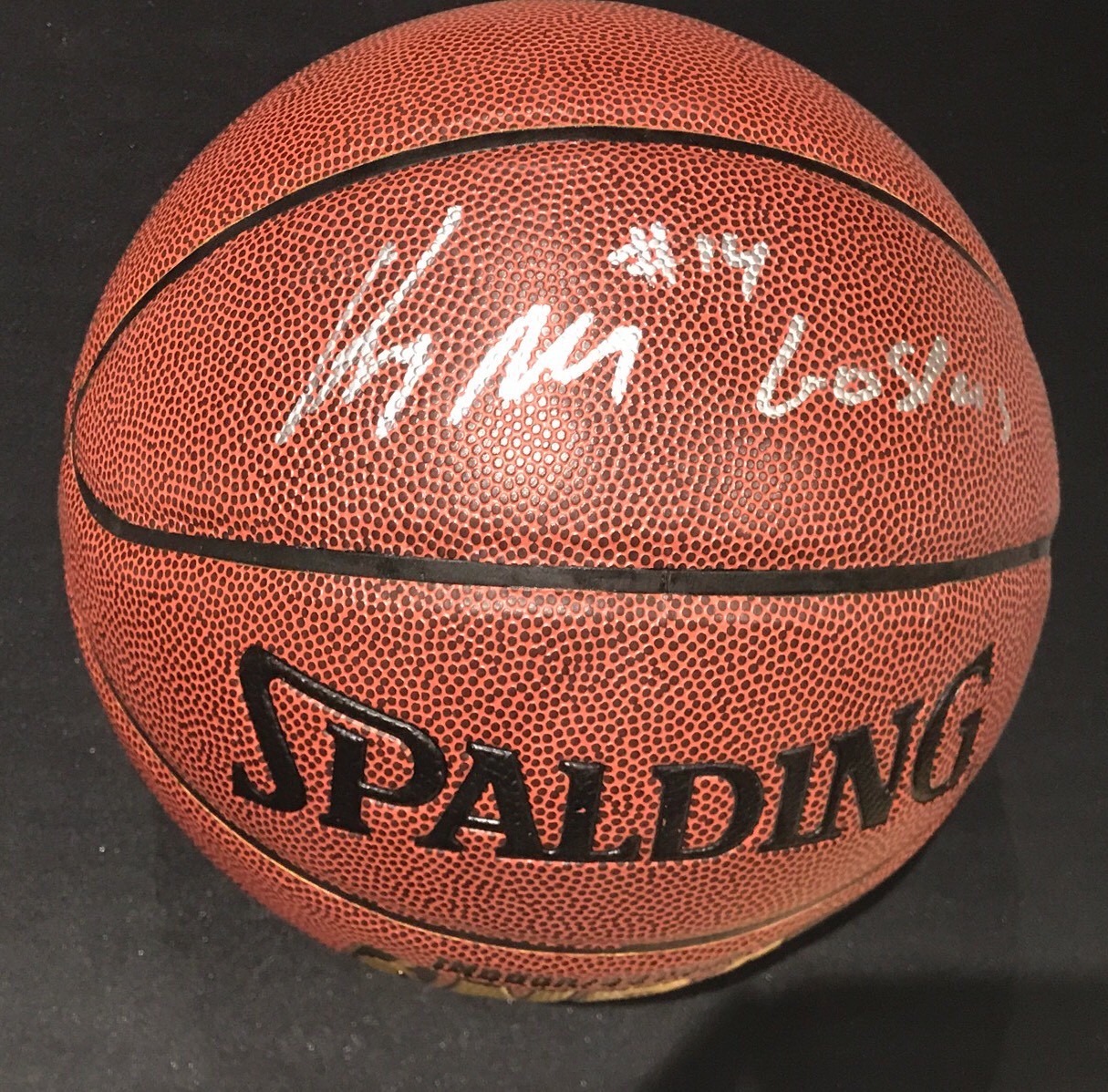 GARY NEAL SAN ANTONIO SPURS SIGNED AUTOGRAPHED SPALDING BASKETBALL W ...