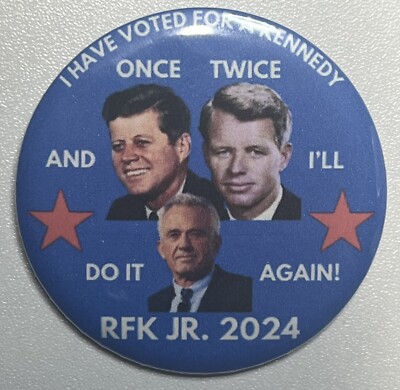 RFK Jr Button. 2.25in | eBay