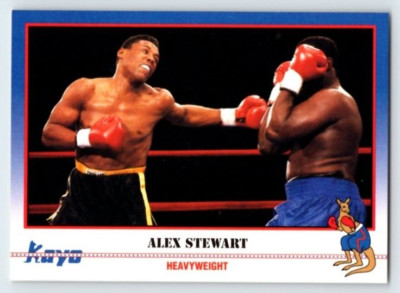 ALEX STEWART HEAVYWEIGHT BOXER Kayo Boxing Trading Card 1991 B177 | eBay