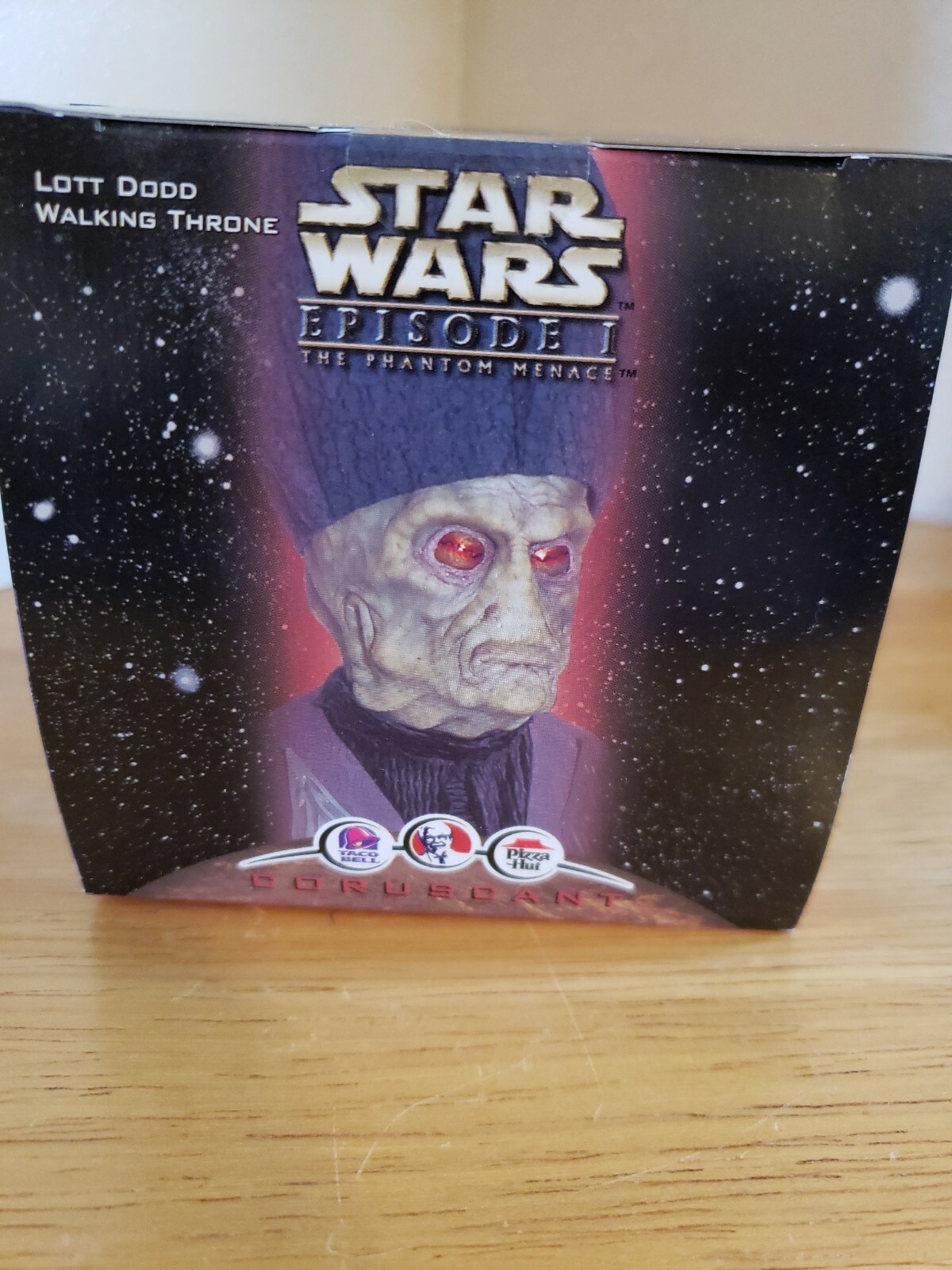 STAR WARS EPISODE I PHANTOM MENACE TACO BELL LOTT DODD WALKING THRONE ...