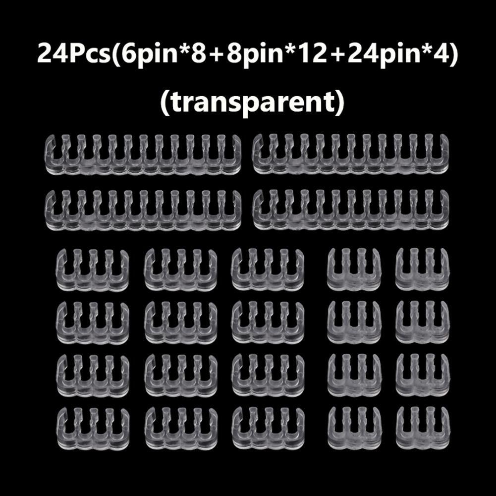 24pcs 24Pin 8Pin 6Pin Cable Comb for 3.0-3.6mm PC Power Cables ...