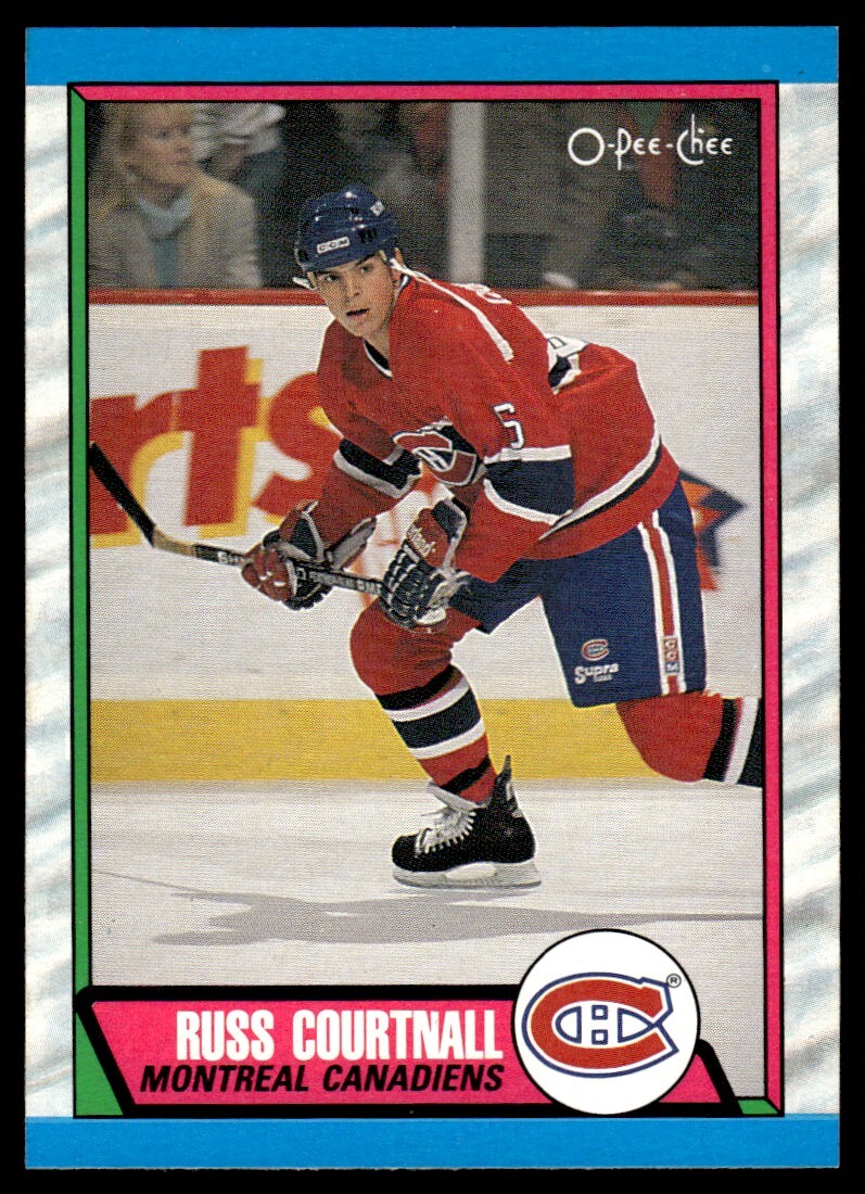 1989-90 O-Pee-Chee Russ Courtnall Montreal Canadiens #239 | eBay