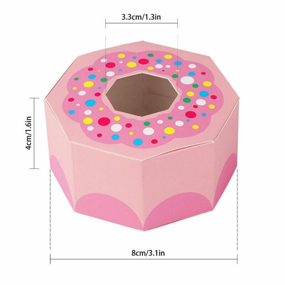 Donut Candy Box for Sweet Treats for Donut Themed Parties 20 Pcs | eBay