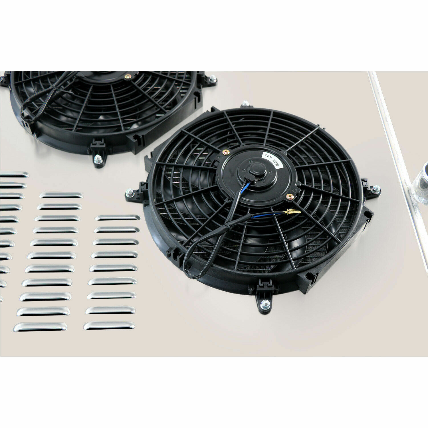 3 ROW Radiator Shroud Fan For 2003~2009 Dodge Ram 2500 3500 5.9L Diesel ...