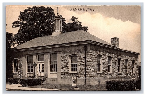 United States Post Office, Athens Pennsylvania PA Postcard | eBay