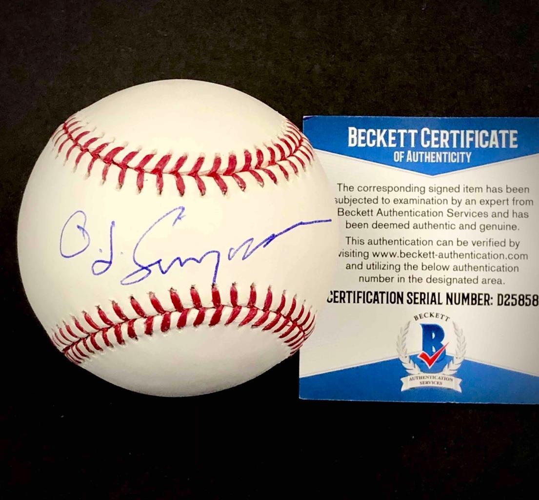 OJ Simpson Autographed Memorabilia | Signed Photo, Jersey, Collectibles ...