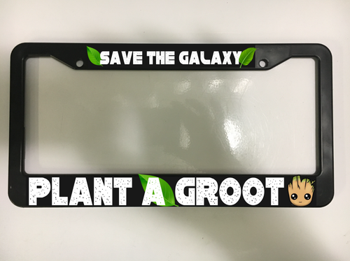 Save The Planet Plant A Groot Guardian's Of The Galaxy Car License ...