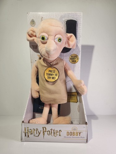 Harry Potter Dobby Interactive Plush Soft Toy Interactive Noble ...