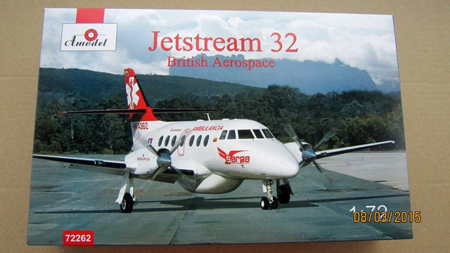 Jetstream 32 British Airliner Scale Plastic Model Kit by Amodel 72262 ...