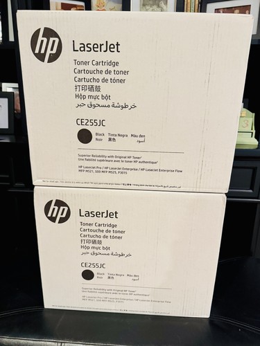 NEW (1) HP LJ PRO CE255JC BLACK TONER CARTRIDGE MFP M521/500 MFP M525 ...