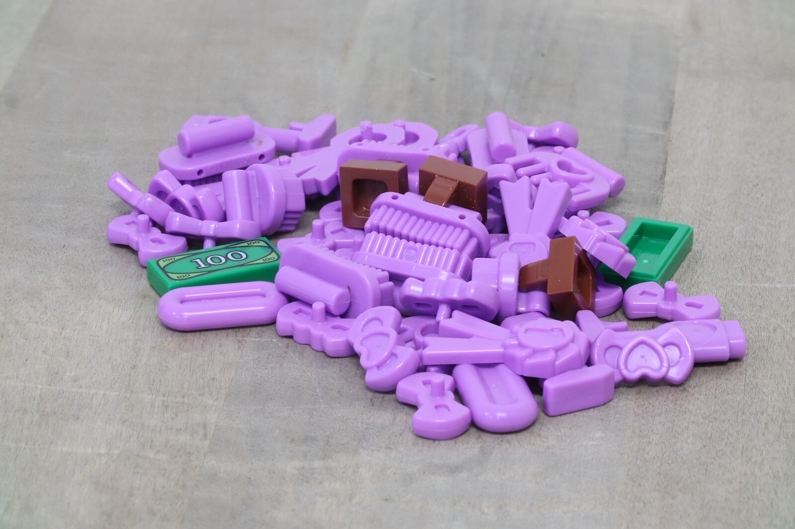 LEGO Friends Purple Hair Accessories with Lego Money Small Bundle As ...