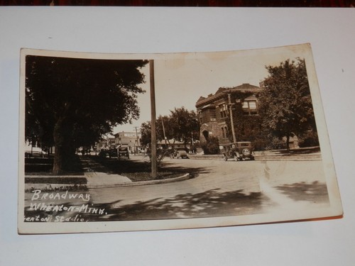 WHEATON MN - 1930 REAL-PHOTO POSTCARD RPPC - BROADWAY - TRAVERSE COUNTY ...