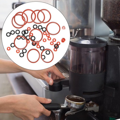 50x Silicone O Rings Round Sealing Ring for Espresso Machine Parts ...