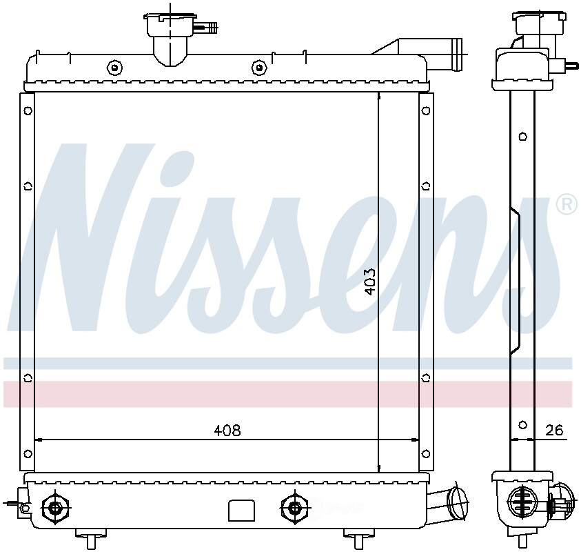 Nissens North America 60979 Radiators, Coolers and Related Components ...