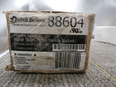 New Deltek 88604 P100ML5AA3 100W Metal Halide Ballast 120V-480V Pulse ...