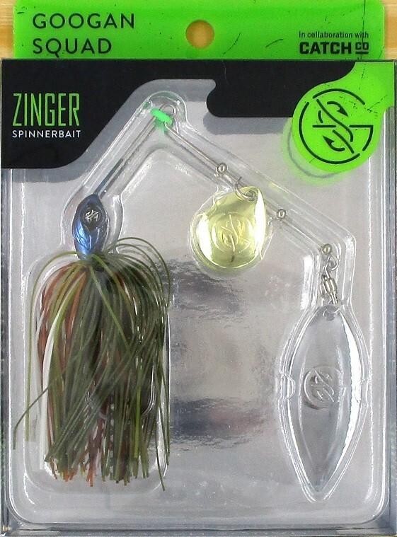 (6) Googan Squad 3/8 Oz. Zinger Spinnerbaits Bluegill Brand New In Pack ...