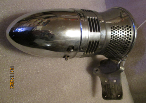 VINTAGE STERLING SIRENLITE MODEL 20 AMBULANCE FIRE TRUCK SIREN LIGHT 6 ...