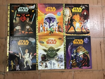 Star Wars Little Golden Book Library - 6 Book Set - New in Box | eBay