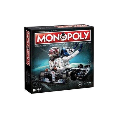 Monopoly Mercedes-AMG Petronas Silver Arrows F1 board game Only 1000 ...