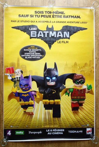 LEGO BATMAN DC Comics superhero original LARGE 6x4 ft BUS SHELTER movie ...