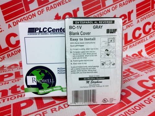 BWF MANUFACTURING INC BC-1V / BC1V (NEW IN BOX) | eBay