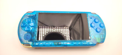 Sony PSP 3000 System w/ Charger Blue color Region Free Import Custom ...