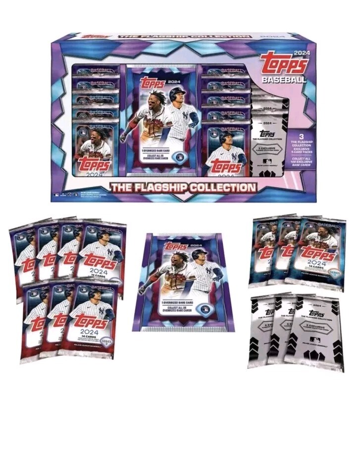 2024 Topps Baseball Collection The Flagship Collection Box Series 1 & 2 ...