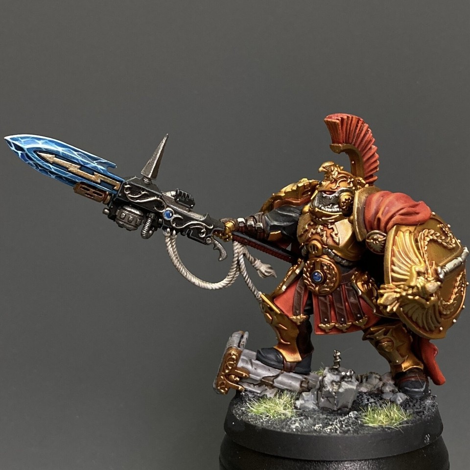 Adeptus Custodes Shield Captain Warhammer 40K Painted Army Games ...