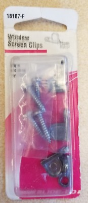 Slide-Co Window Screen Clips, Flush, Qty. 4, # 18107-F | eBay